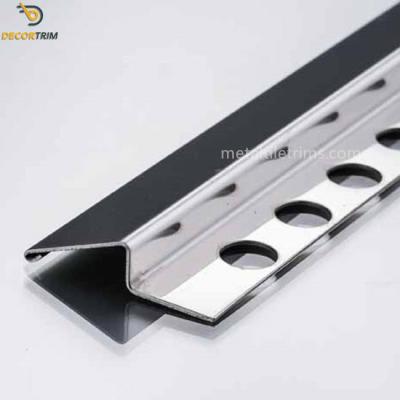 China Stainless Steel Floor Transition Strip 8k Mirror 2.5m for Different Level Floors SS304 for sale