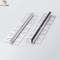 China Stainless Steel 201 Expansion Joint Profile Strip 8k Mirror Finish 6-16mm Height for sale