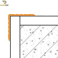 China Multifunctional Wall Corner Protector Strips Powder Coat Surface 29x29x2500mm for sale