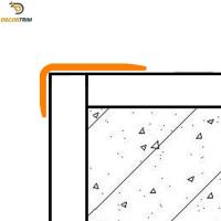 China L Shape Corner Edging Strip For Walls Aluminum 6063 Material SGS Certified for sale