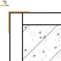 China Aluminum Wall Corner Protector Strips Powder Coat Finish 50x50x2500mm for sale