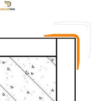 China Powder Coating Aluminum Corner Guard 15x15mm L Shape Wall Edge Protection Strip 1.1mm Thick 2.5m for sale