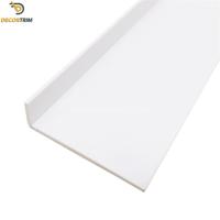 China 90 Degree Corner Wall Protector Strip , PVC Wall Tile Trim Edging 2.5m Length for sale