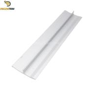 China 24.8mm Anodized Aluminum T Mould Floor Cover Strip 2500mm Matt Silver for sale