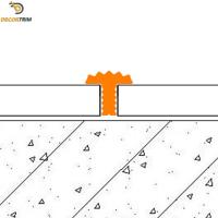 China Aluminum 6063 T5 T Shape Floor Transition Strip 9mm Matt Silver Anti Slip for Vinyl Flooring for sale