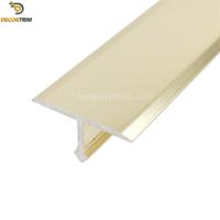 China Decorative T Shaped Transition Strip 17mm Aluminum Alloy Material for sale