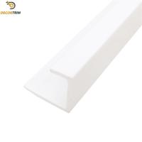 China White Square Shape PVC Tile Trim 12mm For Ceramic Edge Protection for sale