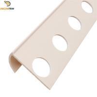 China Round Open Shape PVC Tile Trim For Ceramic Edge 12mm 12.5mm for sale