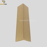 China Decorative Natural Brass Tile Trim 20mm×20mm L Shape For Wall Edging for sale