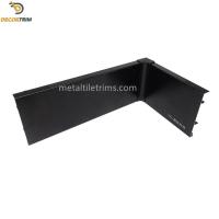 China Brush Bright Black Aluminum Skirting Board Profile 80mm 6063 Alloy 2.5m Length for sale