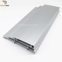 China Matt Silver 6063 Aluminium Profile Skirting For Wall Corner Protection for sale