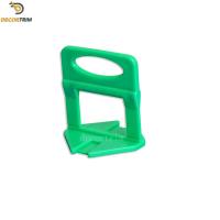 China Multi Color Tile Leveling System Clips 1mm 1.5mm 3mm For Wall Floor for sale