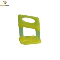 China Multi Color Tile Leveling System Clips 1mm 1.5mm 3mm For Wall Floor for sale