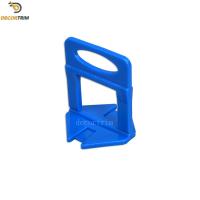 China Multi Color Tile Leveling System Clips 1mm 1.5mm 3mm For Wall Floor for sale