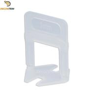 China Plasitc Ceramic Floor Tile Leveling Clips 1mm 1.5mm 2mm Thickness for sale