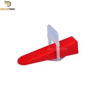 China Plasitc Ceramic Floor Tile Leveling Clips 1mm 1.5mm 2mm Thickness for sale