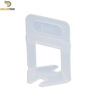 China Plasitc Ceramic Floor Tile Leveling Clips 1mm 1.5mm 2mm Thickness for sale