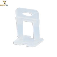 China Wall Tile Leveling System Clips Transparent 2mm 2.5mm 3mm Thickness for sale