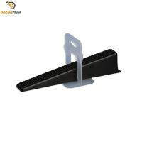 China Wall Tile Leveling System Clips Transparent 2mm 2.5mm 3mm Thickness for sale