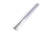 China Aluminum Matt Satin Expansion Joint Profile 10mm Rubber Insert Anodized Surface for sale