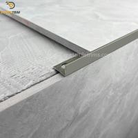 China 10mm Chrome L Shape Aluminium Trim Angle Edge Customized Color for sale