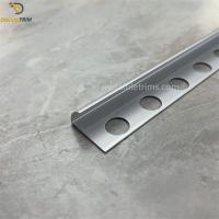 China Round Shape 12mm Aluminum Tile Corner Trim Ceramic Tile Edging Trim for sale