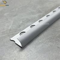 China Round Shape 12mm Aluminum Tile Corner Trim Ceramic Tile Edging Trim for sale