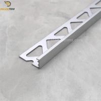 China Matt Gold Width 23mm Aluminium L Shape Trim Silver Tile Edge Trim  Strip for sale