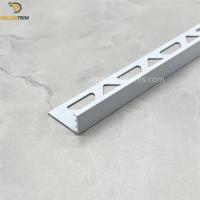 China 8mm 10mm 12mm L Shape Aluminum Tile Trim Custom Thickness 0.5mm 2mm for sale