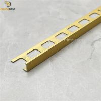 China Brass L Shaped 2.5meters Aluminium Tile Trim Edging Corners for sale
