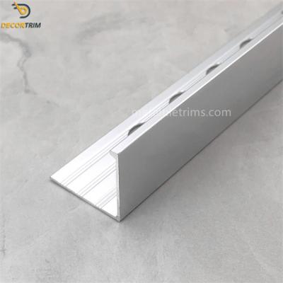 China 20mmx23mm L Shape Metal Tile Trim Corner Aluminum Tile Edge Trim for sale