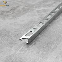 China 12mm L Shape Metal Tile Trim Aluminum Wall Tile Trim Edging for sale