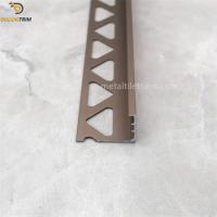 China L Shape Metal Floor Tile Edge Tile Edge Trim  transition Trim strip different Colors for sale