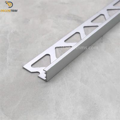 China L Shape Metal Tile Profile Trim Ceramic Tile Edging Strips Aluminum Trim for sale