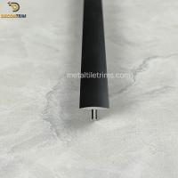 China Aluminum Tile Edge Trim T Shaped Transition Strip 2.5m Length 7.8mm Height for sale