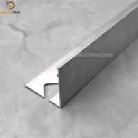 China Silver Tile Edging Strip 2500mm Length Trim Edge Trim Profile for sale