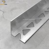 China Silver Tile Edging Strip 2500mm Length Trim Edge Trim Profile for sale