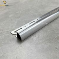 China Aluminium Corner Trim Profile Metal Tile Trims Round Shape Corners for sale