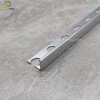 China Aluminium Tile Trim External Quarter L Edge Metal Tile Trims 6063 for sale