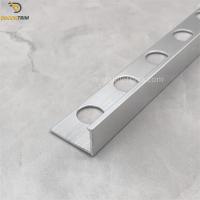 China 12.1×22.8mm Ceramic Tile Trim Corner Edge Aluminium Tile Trim for sale