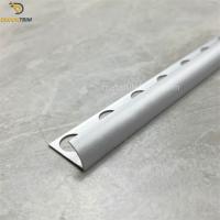 China L Shaped Tile Trim Aluminium Anodized Matt Silver 10.8mm×3m for sale