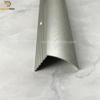 China L Shaped Aluminum Stair Nosing Tile Trim 29x44mm Glossy Finish for Stair Edges for sale