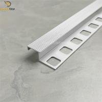 China Aluminum Stair Nosing Profile for Carpet 11.4mm x 3000mm Matte Finish for sale