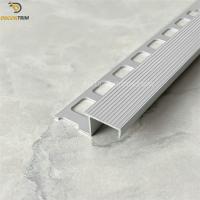 China Aluminum Stair Nosing Profile for Carpet 11.4mm x 3000mm Matte Finish for sale