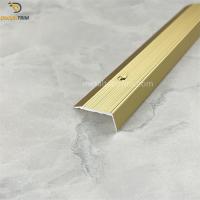 China 33.2mm x 14.9mm Aluminum Tile Edge Trim Anodized Polished 2.5m Length for sale