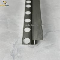 China Aluminum Tile Corner Trim 13.3x34mm Edge Decoration for Ceramic Flooring 2.2m Length for sale