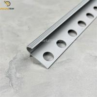 China Tile Edging Profile Anodizing Matt , Stair Nosing Tile Trim 2500mm for sale