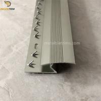 China Titanium Carpet Accessories Carpet Transition Strip With Gripper Punching for sale