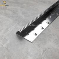 China Bright Silver Surface Treatment Carpet Transition Strip Aluminum Carpet Edge for sale