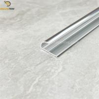 China Aluminum Carpet Transition Strip Tile Trim 2.7m Polish Silver Floor Edging for sale